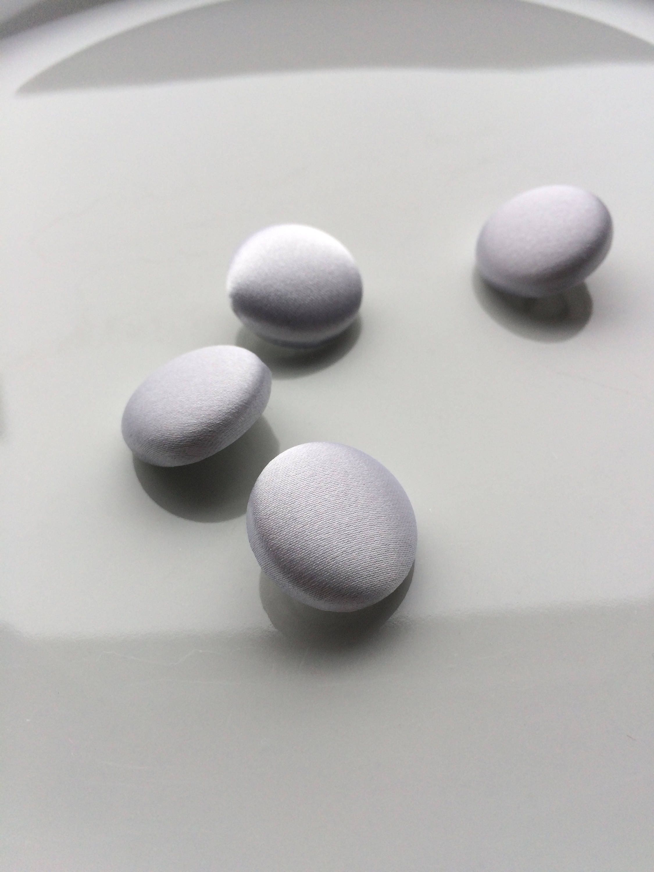 White Silk Satin Tuxedo Buttons Silk Charmeuse Mens Suit Buttons ...